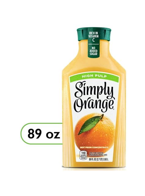 Simply Orange Juice In Orange Juice