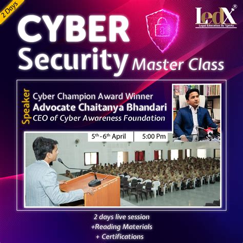 Cyber Security Master Class Ledx