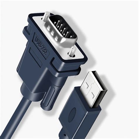jh link usb to db9 rs232 male serial data cable adapter usb com port