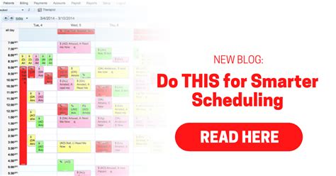 Do This For Smarter Scheduling