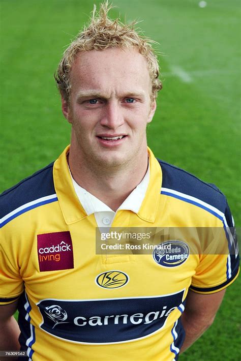Leeds Carnegie Portrait Session Lee Blackett Of Leeds During A Photo News Photo Getty Images