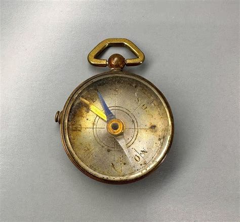 Vintage French Pocket Compass Etsy French Vintage Pocket Compass