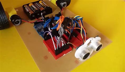 Arduino Obstacle Avoiding Robot With L293d 11 Steps With Pictures Instructables
