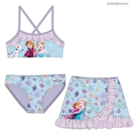 Disney Jégvarázs Frolic Gyerek Bikini és Szoknya Szett 3 8 év