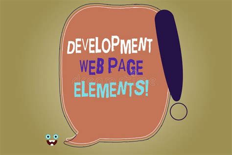 Writing Note Showing Development Web Page Elements Business Photo