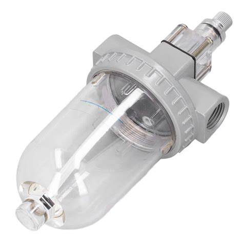Air Compressor Lubricator ความตานทานการกดกรอนความแขงแรงสงโปรงใสถวยแยกความชนนำมนใช
