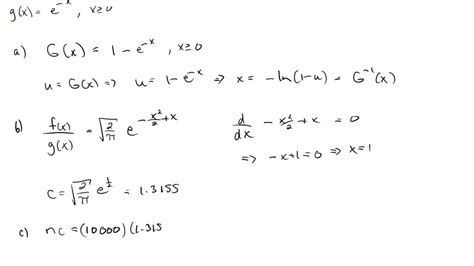 Solved Apply An Acceptreject Method To The Laplace Distribution With