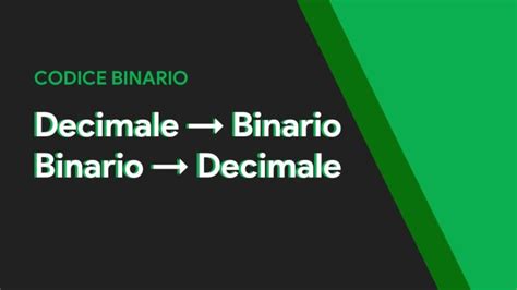 Guida Alla Trasformazione Da Binario A Decimale Actualizado Marzo 2026