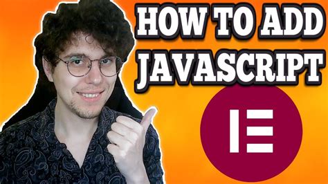 How To Add Javascript In Elementor Youtube
