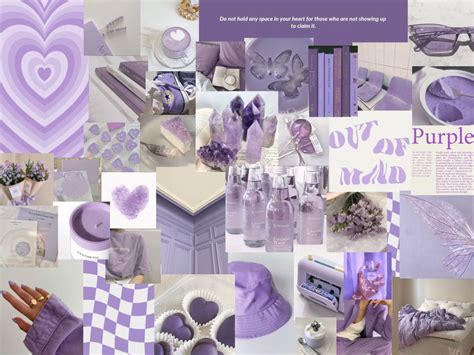 Purple In 2023 Light Purple Wallpaper Aesthetic Desktop Wallpaper