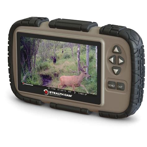 stealth cam sd card reader and viewer with 4 3 lcd screen 642519 game and trail cameras at
