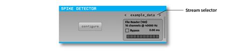 Spike Detector — Open Ephys Gui Docs Spike Detector — Open Ephys Gui Docs