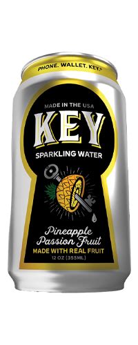 Key Sparkling Water Pineapple Passion Fruit Decrescente Distributing Company