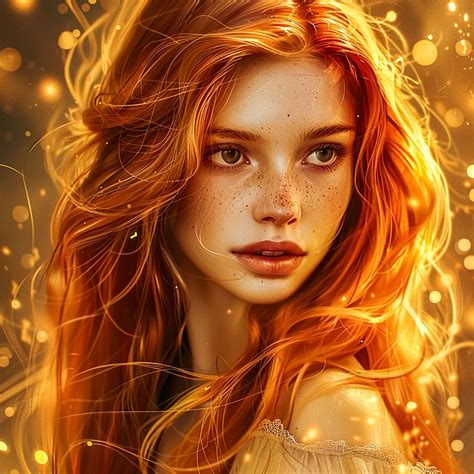Download Ai Generated Woman Redhead Royalty Free Stock Illustration