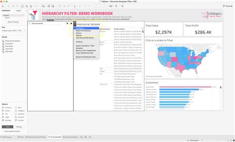 HierarchyFilter Product Guide Infotopics Apps For Tableau