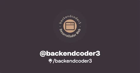 Backendcoder3 Instagram Tiktok Linktree