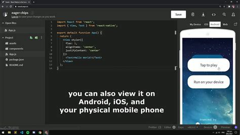 How To Use Expo Snack React Native Youtube