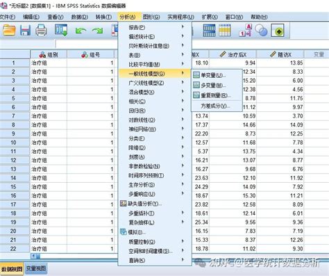 Spss重复测量方差分析与广义估计方程操作步骤 知乎