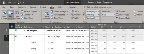 Resources With Dynamic Workload In Ms Project 2019 Nenad Trajkovski