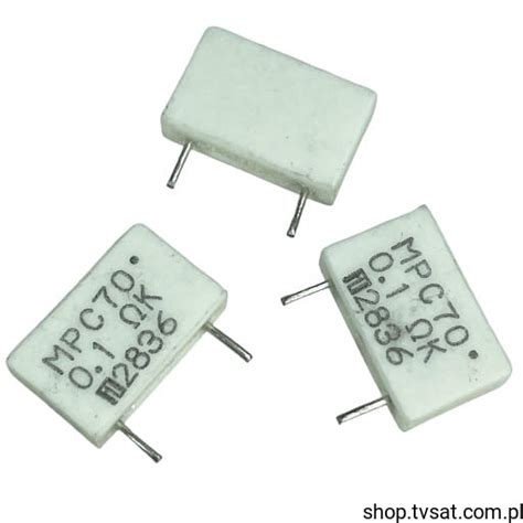 [20szt] Mpc70 0 1ohmk Metal Band Resistor 0 1 Ohm 10 2w Tht Futaba Tvsat Shop