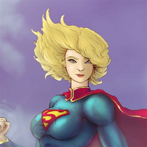 Austins Art Blog — Supergirl Pinup Hope You Enjoy