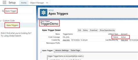apex triggers in salesforce