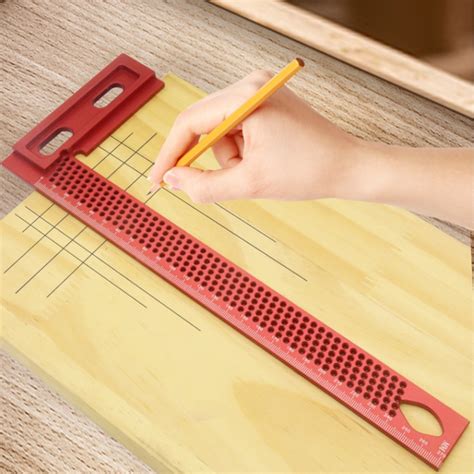 Woodworking Scriber Ruler Precision Marking L Shpae Scriber Line Gauge