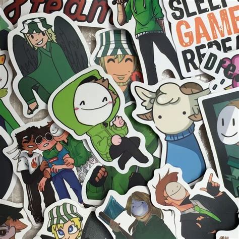 Dream Smp Stickers Jschlatt Ram Little Guy Etsy