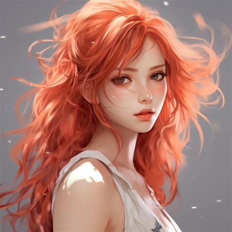 Premium Photo Beautiful Hot Anime Girl Realistic Anime Style
