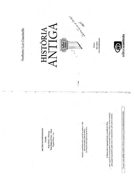 Guarniello Norberto Luiz História Antiga E Memória Social Pdf