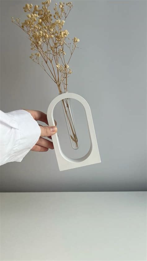 Ваза с колбой🥀 Ваза Свеча Гипсовые формы