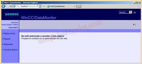 WinCC DataMonitor