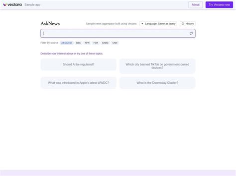 Vectara Best In Class Conversational Search Free API Platform AI Fella