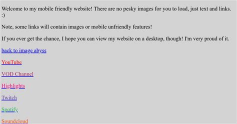 Mobilefriendly Html