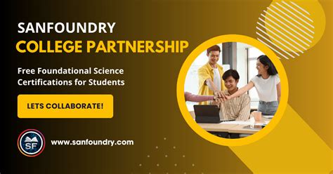 Partnership Free Foundational Science Certifications Sanfoundry