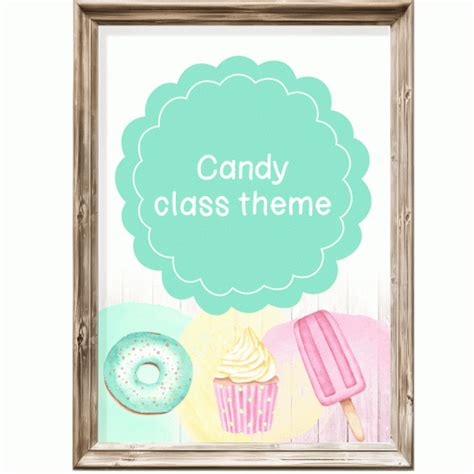 Class Theme Candy Clever Wolfee