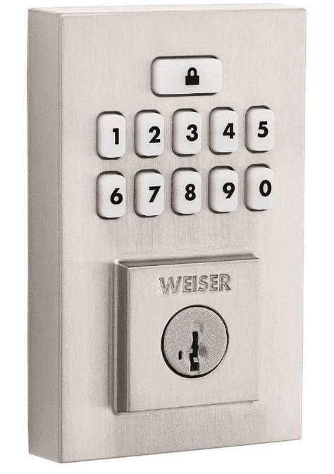 Weiser Smartcode Satin Nickel