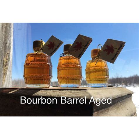 Bourbon Barrel Aged Maple Syrup Barrel Woodys Maple