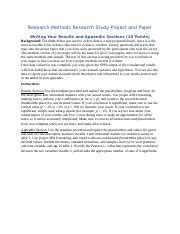 Guide To Writing Results And Appendix Sections For Research Course Hero