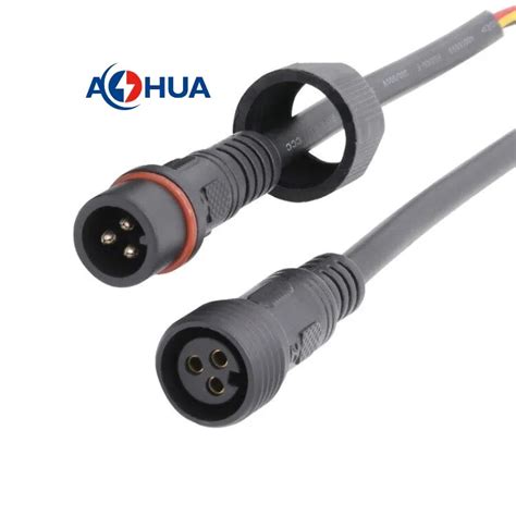 Outdoor 4 Pin Male Female Connector Waterproof Connector With Wire 2 5mm For Electrical Bike