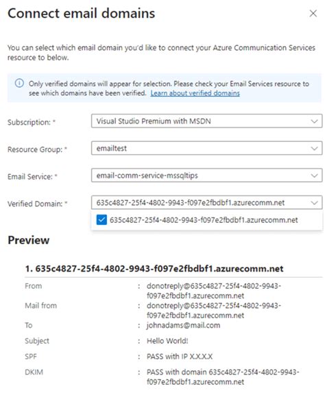Azure Communication Services Email Configuration And Sending Emails