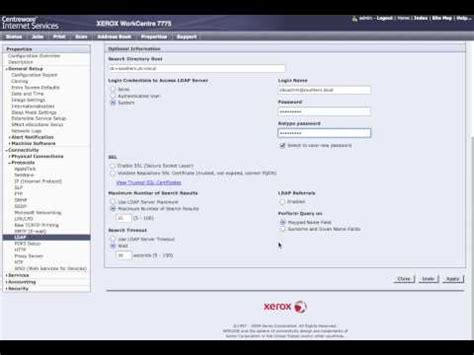 Xerox Network Setup Configuration JustTech