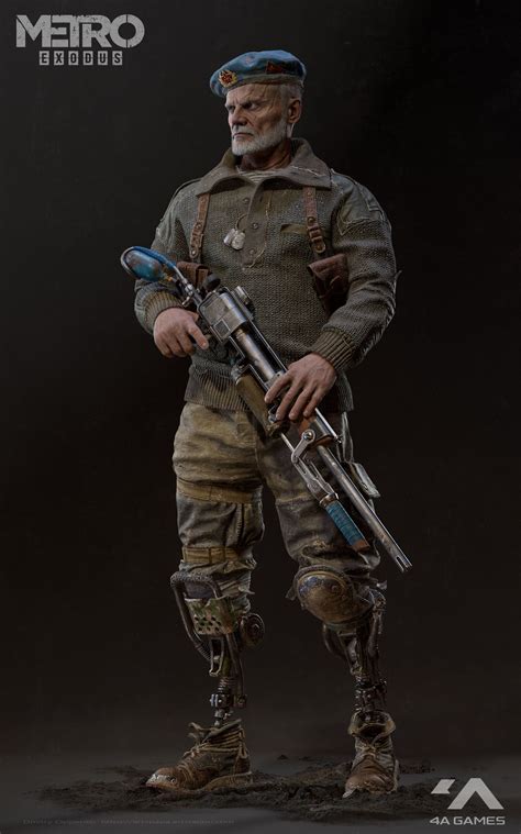 ArtStation - Metro Exodus - Colonel Miller. Game model, Dmitry Osipenko ...