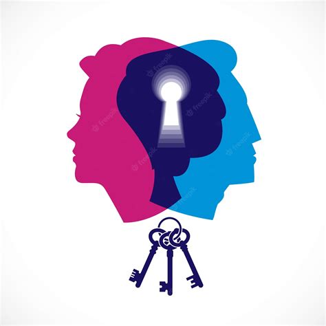 Premium Vector Gender Psychology Concept Created With Man And Woman