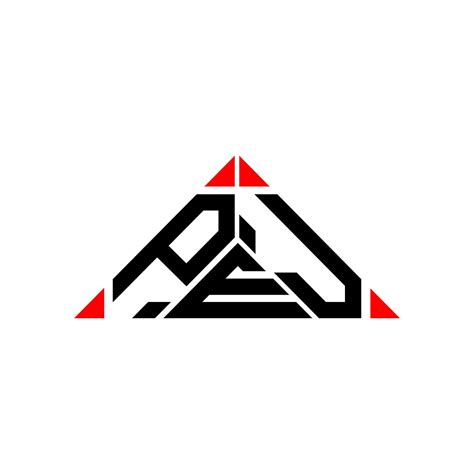 Pej Letter Logo Creative Design With Vector Graphic Pej Simple And Modern Logo 15905423 Vector