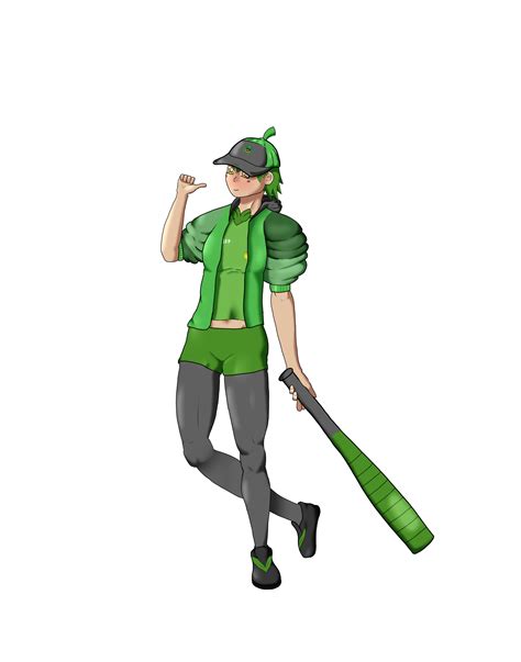 [oc] Baseball Player Ogerpon R Pokemon