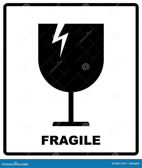 Fragile Or Breakable Material Packaging Symbol Vector Illustration 115569844 Fragile Or Breakable Material Packaging Symbol Vector Illustration 115569844