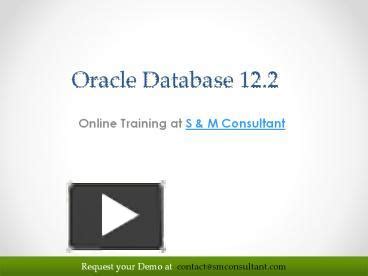 PPT Oracle Database Oracle Online Training PowerPoint Presentation Free To Download