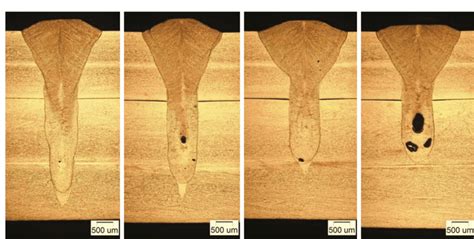 Influence Of The Laser Beams Power On The Penetration Depth And The Download Scientific