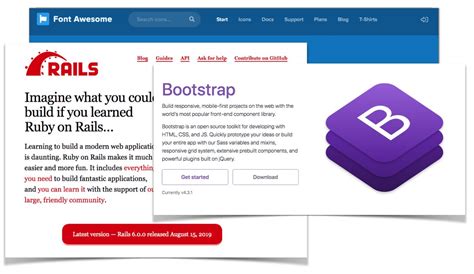 Comment Intégrer Bootstrap 4 Et Font Awesome 5 Dans Rails 6 Tutsforge